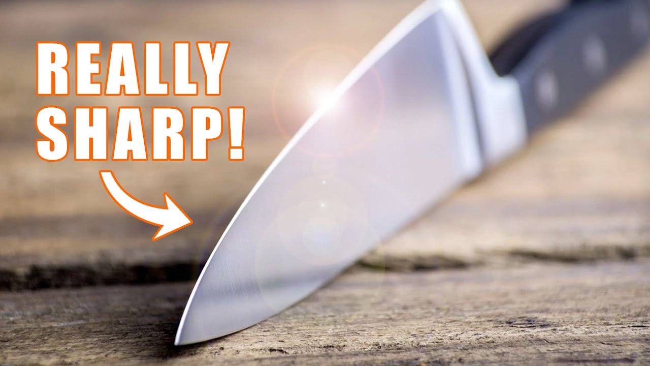 How to Sharpen a Knife with a File - YouTube