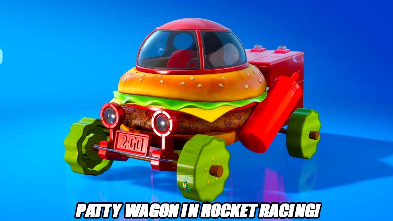 Using The *NEW* Patty Wagon In Rocket Racing - Rocket Racing Gameplay ...