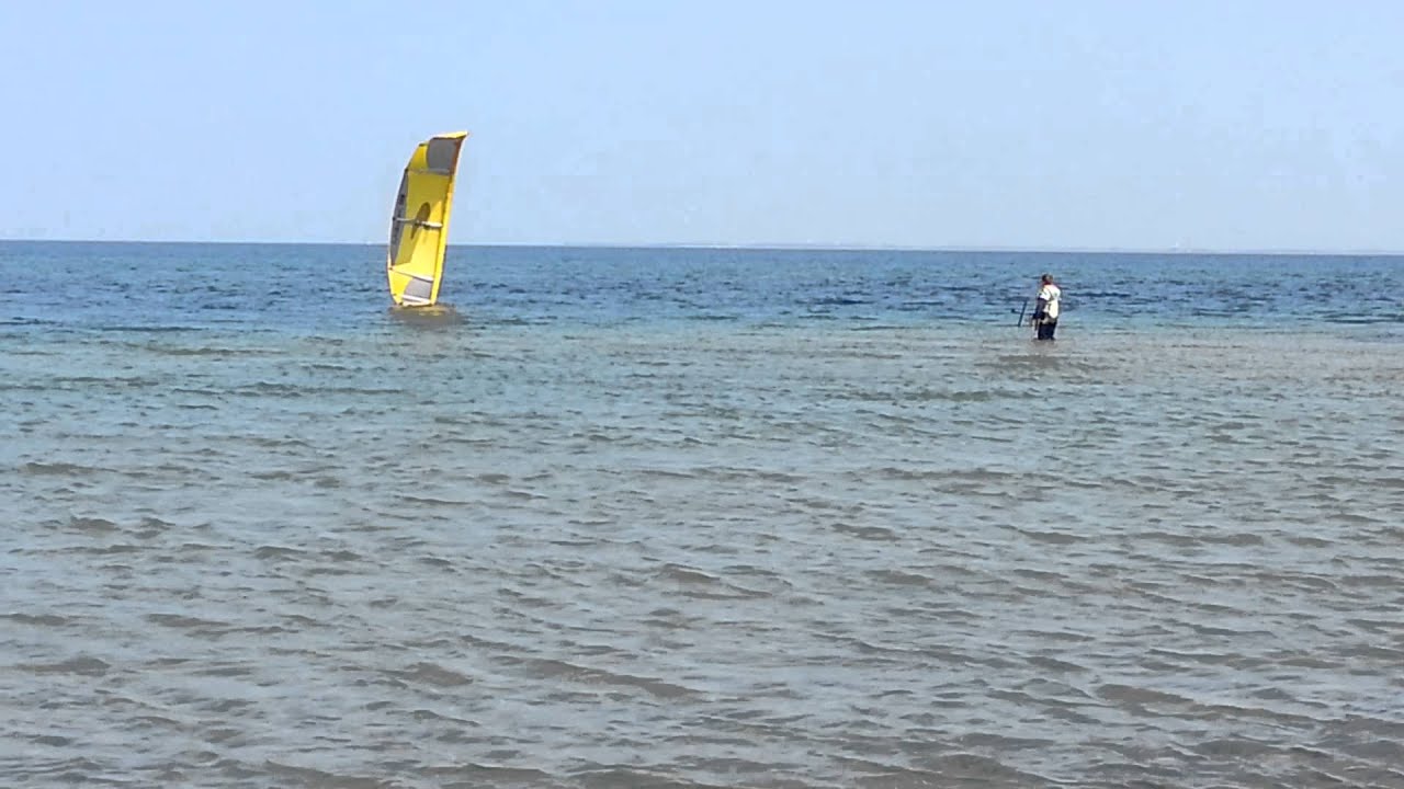 Kite 12 Wipika Free Air C-Shape Kite Gelb Grau - YouTube