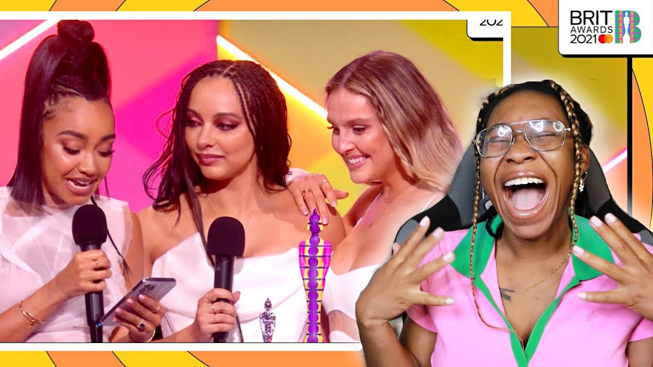 LITTLE MIX 2021 BRIT AWARDS REACTION! 🤯 - YouTube