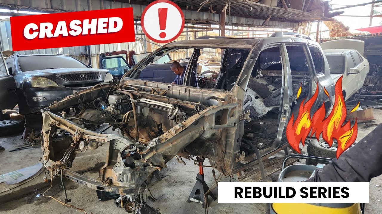 REBUILDING A CRASHED LAND CRUISER PRADO | Part 1 - YouTube