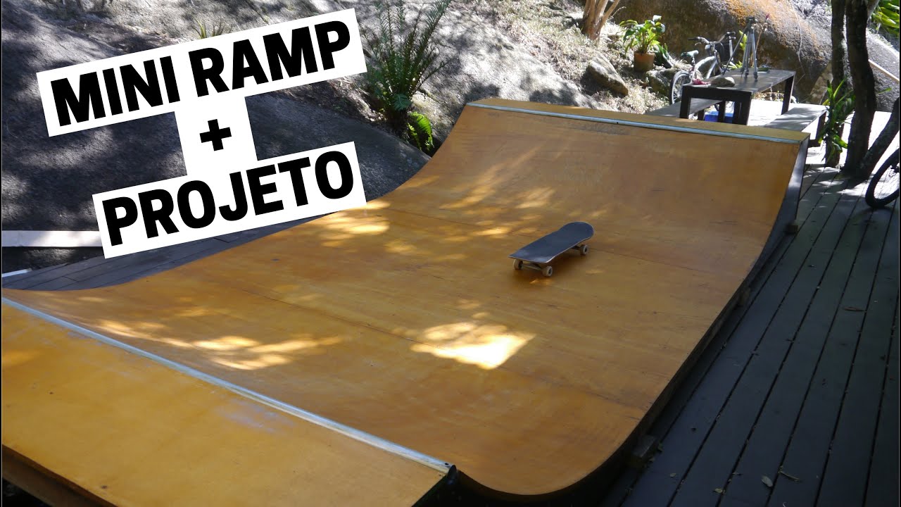 Como Construir sua MINI RAMP em Casa + Projeto - YouTube