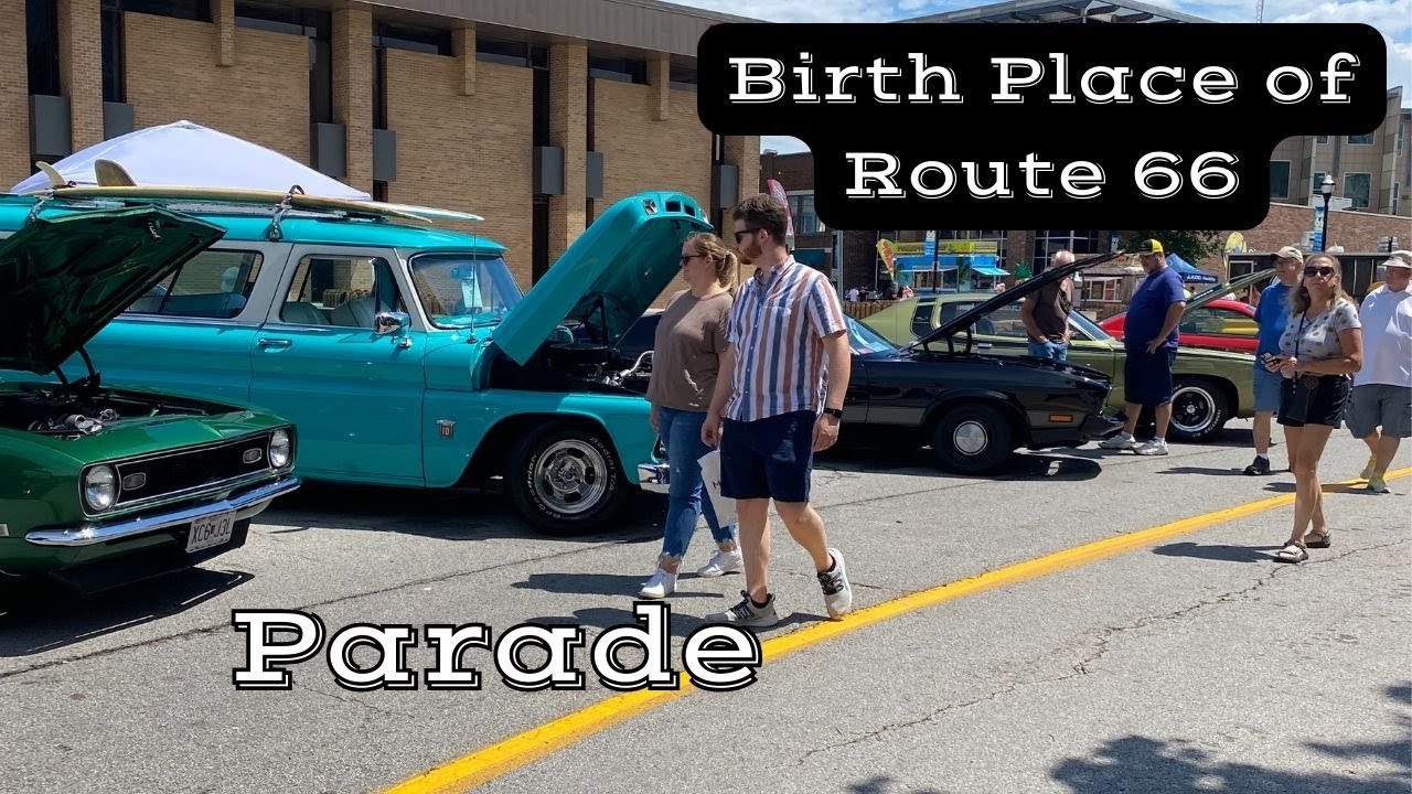 2023 Birth Place of Route 66 Parade - YouTube