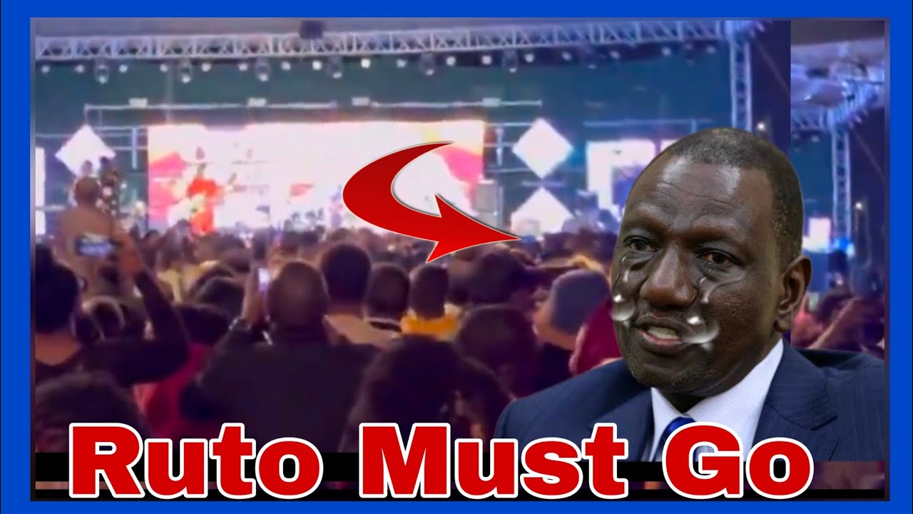 Kenyans across the Country erupts into Ruto must Go chants in new year ...