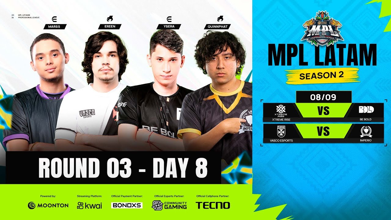 MPL LATAM S2 Regular Season | Round 3 Day 8 | Mobile Legends: Bang Bang ...
