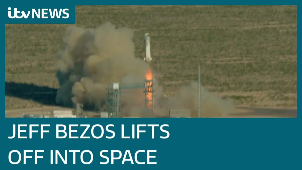 In full: Amazon founder Jeff Bezos and Blue Origin crew blast into ...