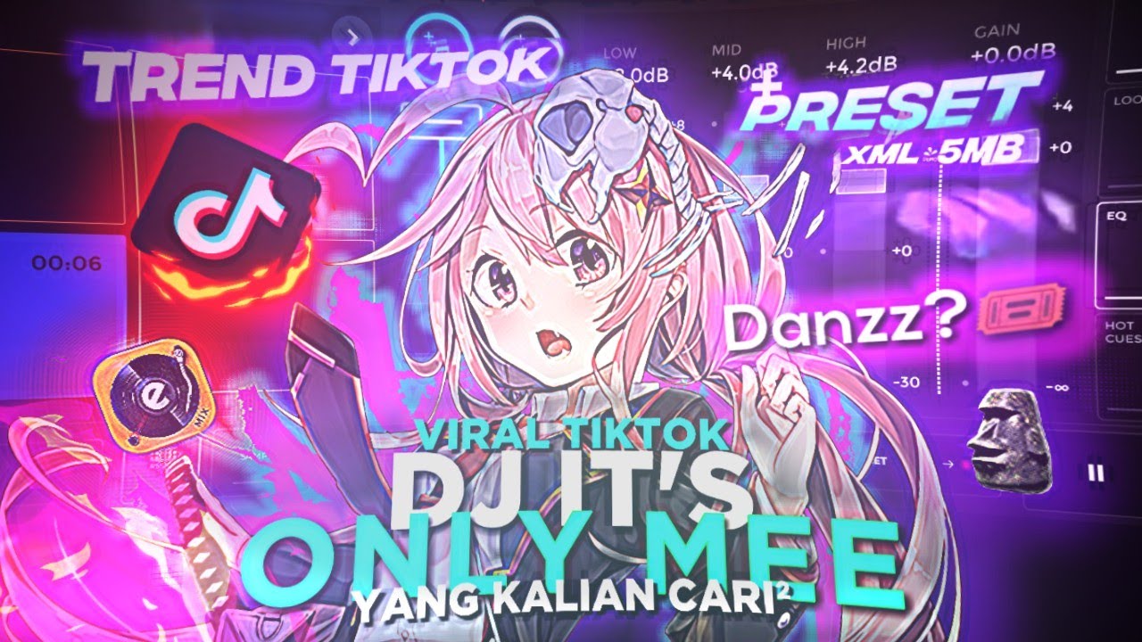 Dj It's Only Mee [Kiky Rmx] Viral Tiktok Mengkane Full Bass 🔥🤤🔥 - YouTube