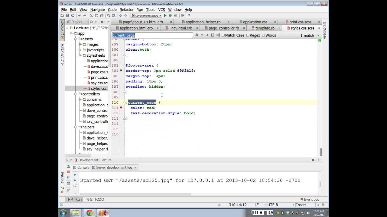 Ruby/Rails 4.0 - Lecture 6/29 - Layouts and Helpers - YouTube