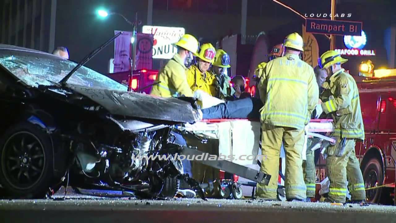 DUI Crash / Los Angeles RAW FOOTAGE - YouTube