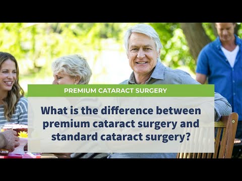 What is the difference between premium cataract surgery and standard ...