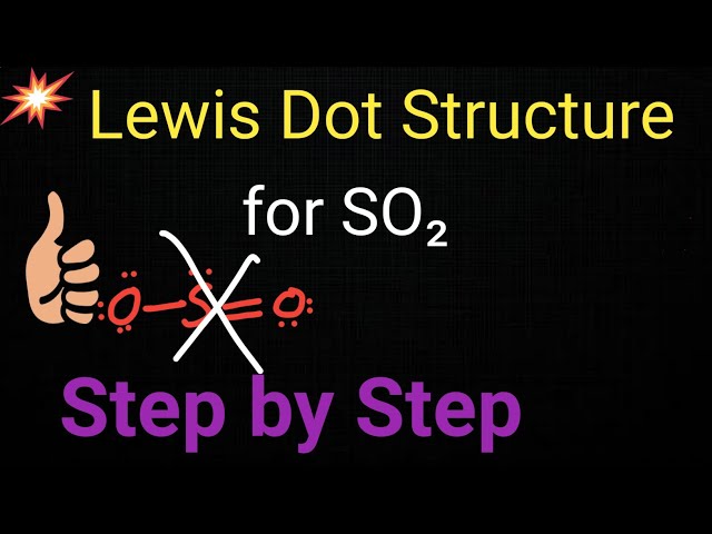 Electron Dot Structure For So2 3121