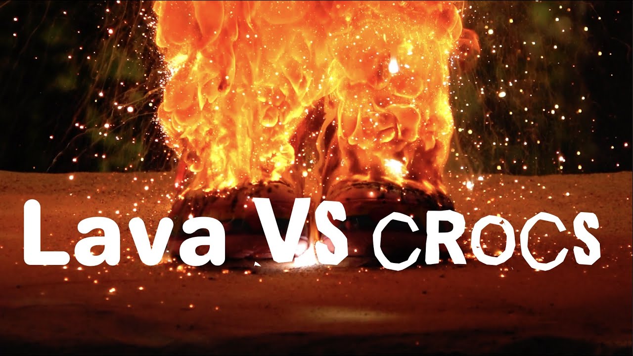 EXPERIMENT Lava VS CROCS - YouTube