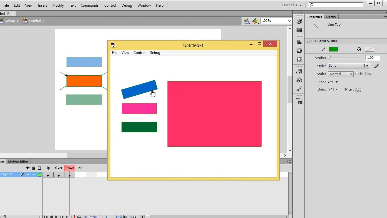 flash button design - YouTube