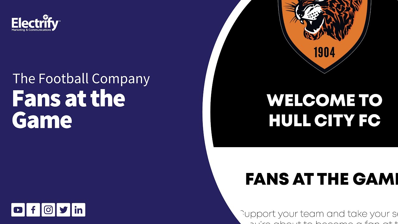 The Football Company launch Fans At The Game - YouTube