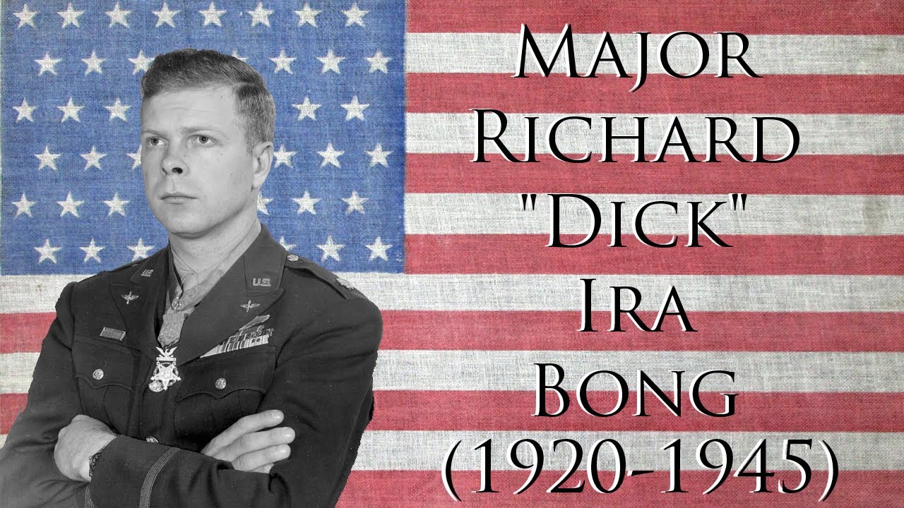 Major Richard "Dick" Ira Bong - American World War II Hero - YouTube