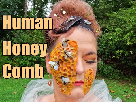 Easy Honeycomb & Bee Makeup Tutorial - YouTube