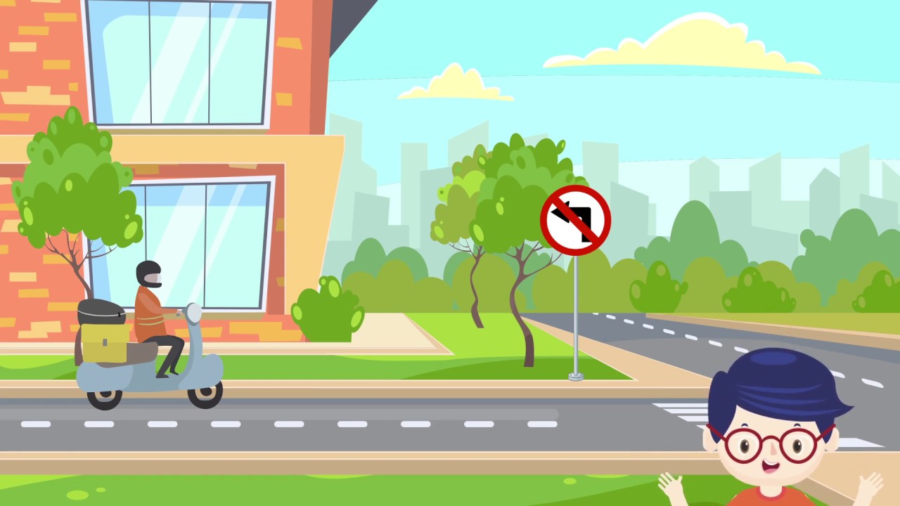 animasi rambu larangan - YouTube