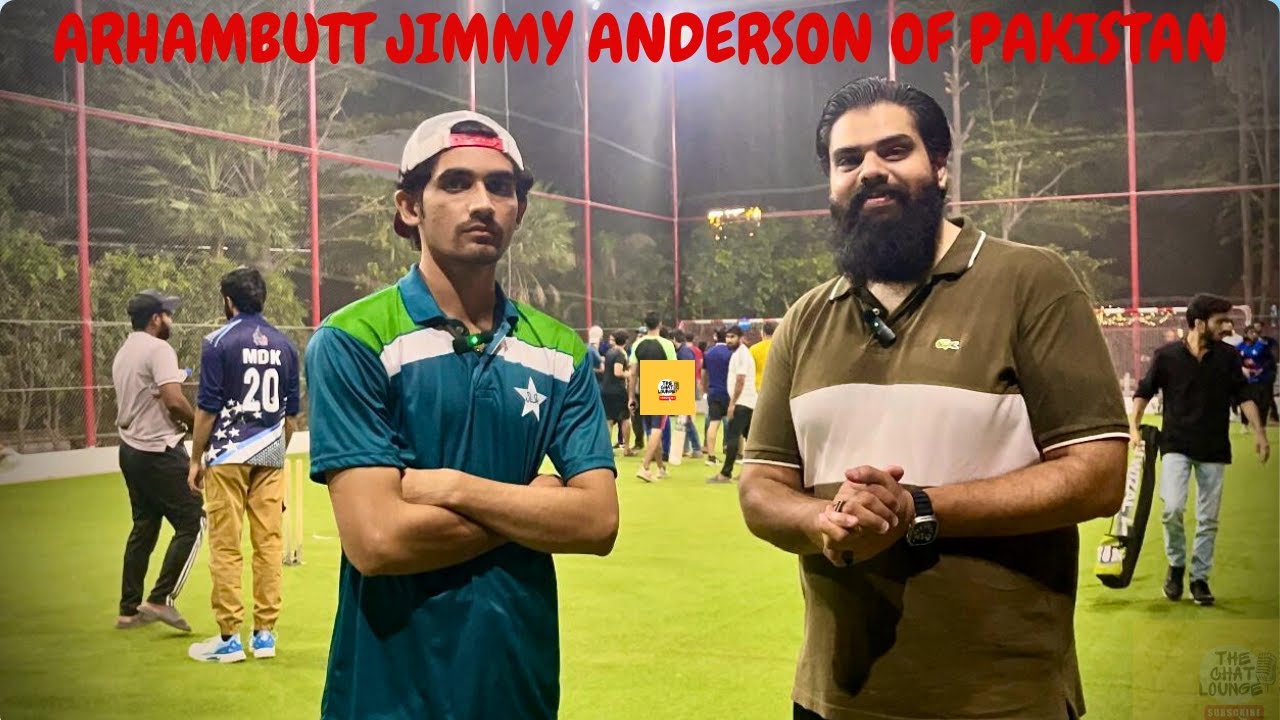 ARHAM BUTT JIMMY ANDERSON OF PAK ADMIRED BY AKASH CHOPRA @Arhambutt150 ...
