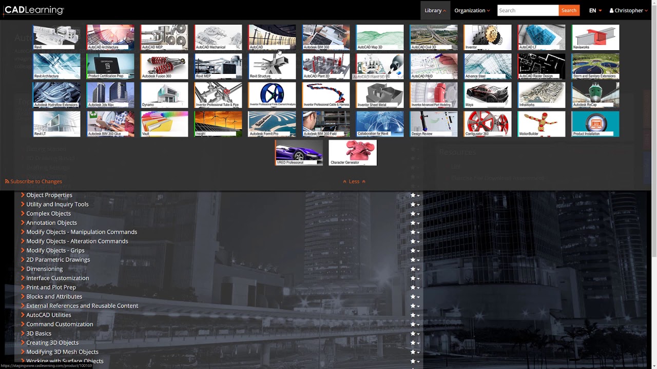 CADLearning User Overview - YouTube