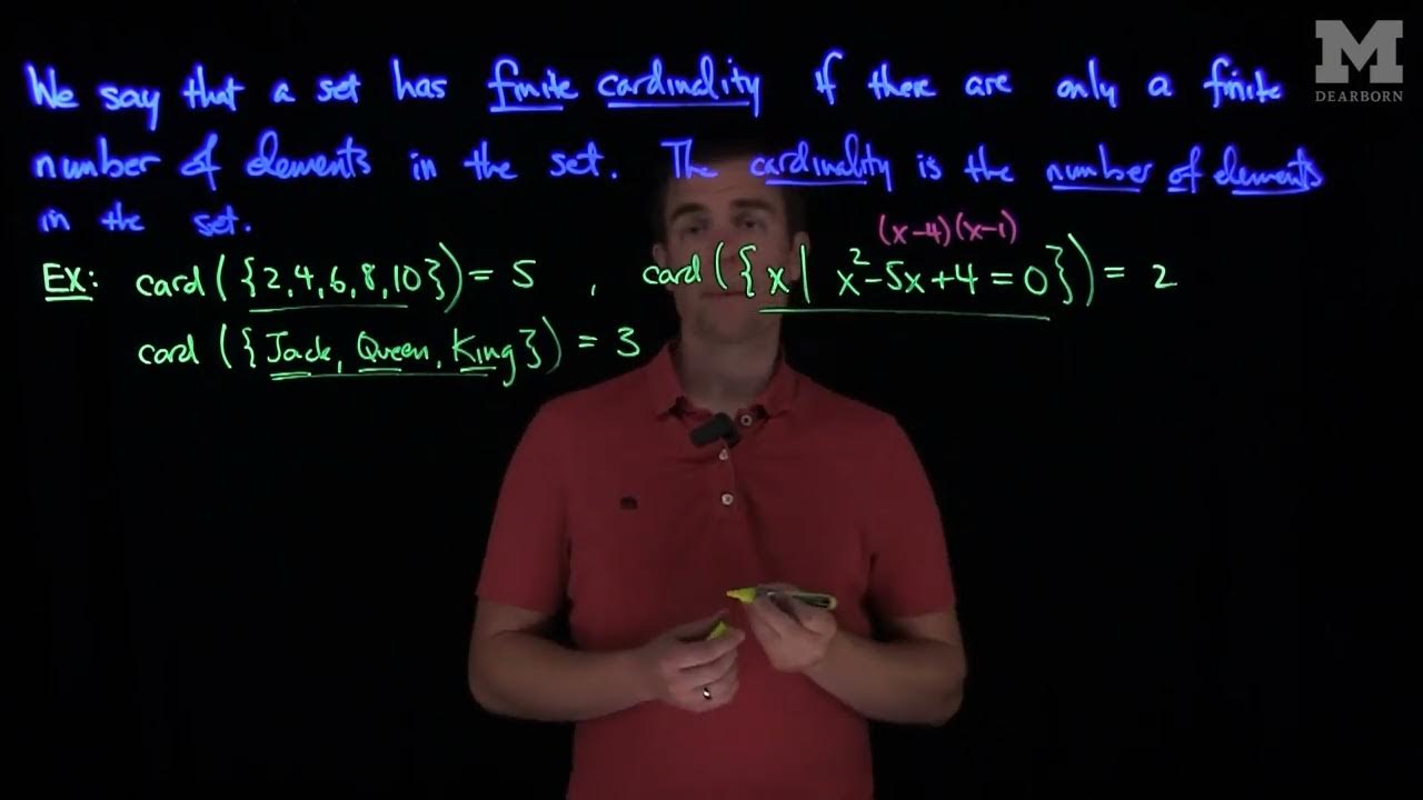 Cardinality of Sets - YouTube