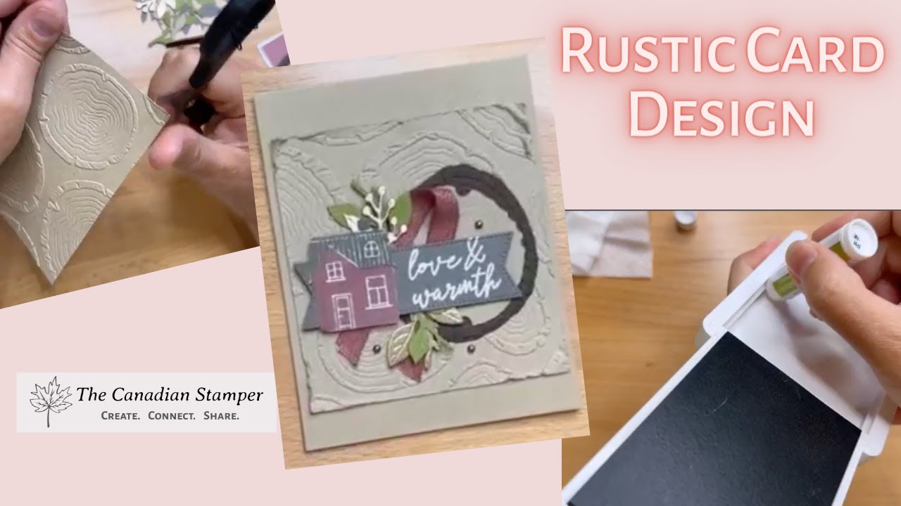 Rustic card design, how to use the dynamic bundle and we’re setting up ...