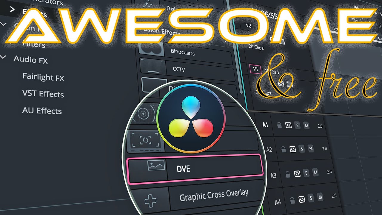 SUPERCHARGE Your Editing with the DVE Effect | DaVinci Resolve 18 - YouTube