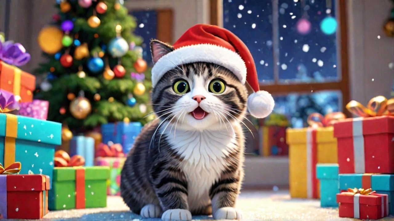 Adorable CHRISTMAS Cats Take Over Your Screen! Cat videos | Christmas ...