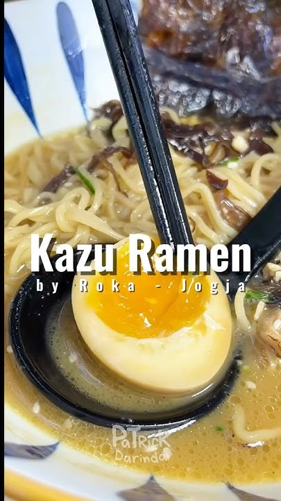 KAZU RAMEN JOGJAKARTA - YouTube