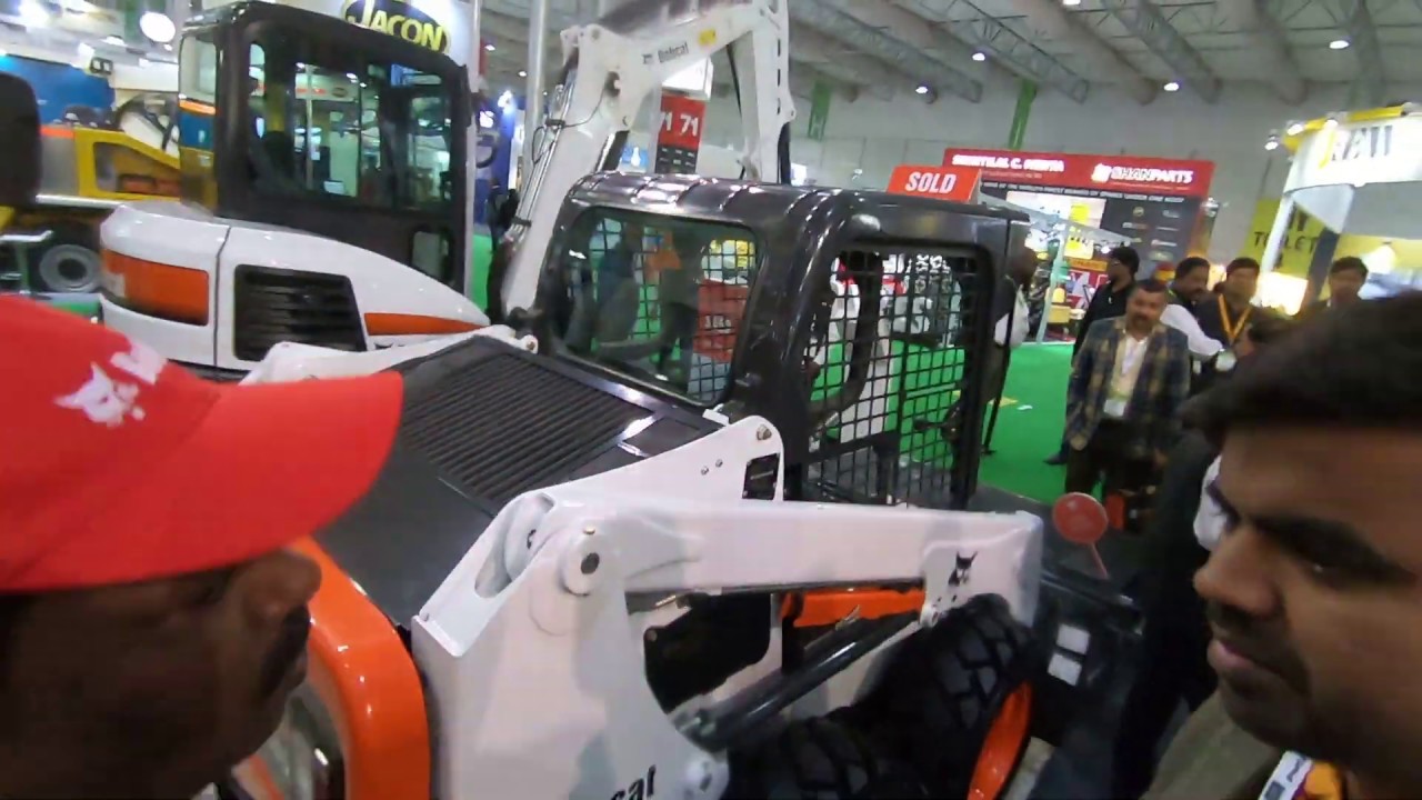 BOBCAT sweeper 60 full specification in exhibition - YouTube