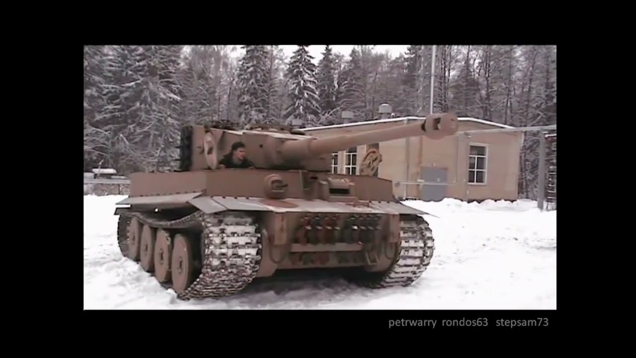 THE TIGER TANK Awesome German WWII panzer replica from Russia Run ...