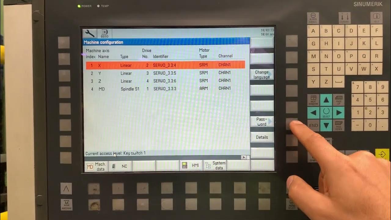 Sinumerik 840D sl: How to open Windows Explorer - YouTube