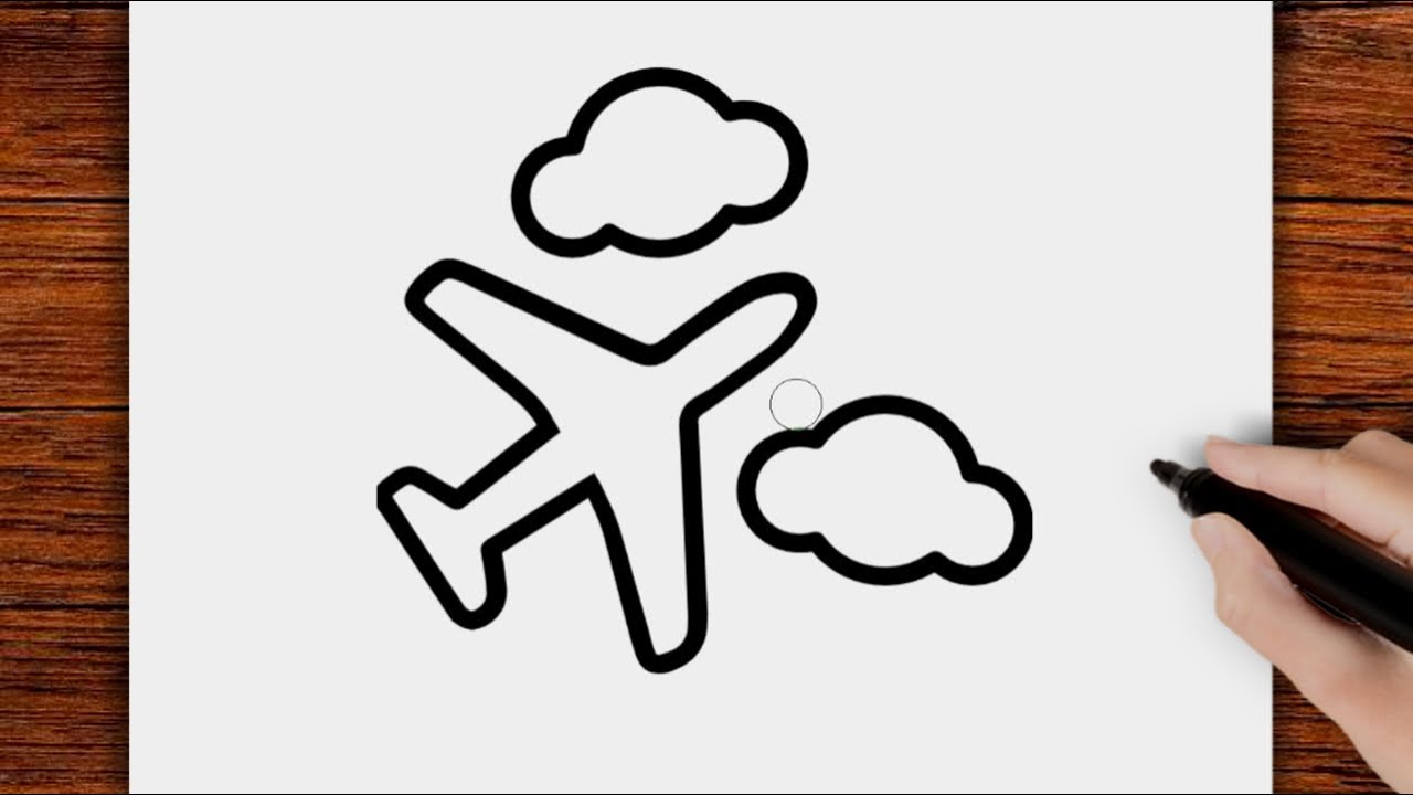 Comment dessiner un avion en utilisant une méthode facile ️ - YouTube