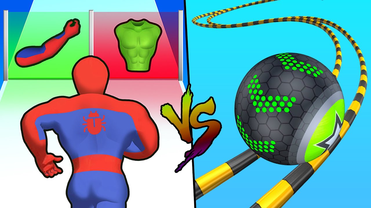 Going Balls Vs Mashup Hero Speedrun Gameplay Max Level 1886 - YouTube