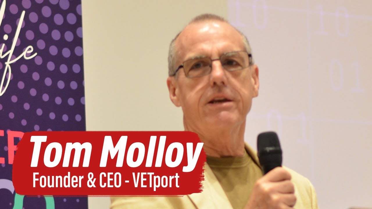 Tom Molloy, Founder & CEO - VETport, Speech in HarnstersMeet 2023 ...