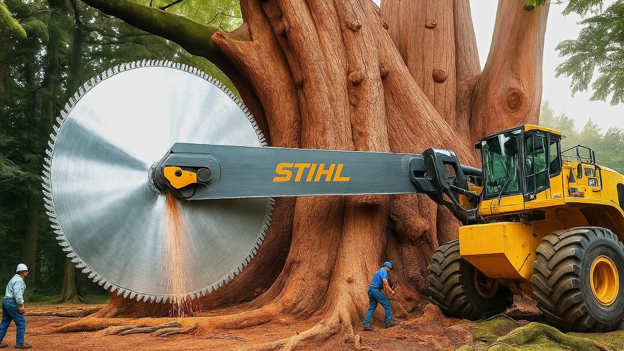 Heavy-Duty Tree Shredders | Raw Forestry Machines in Action - YouTube