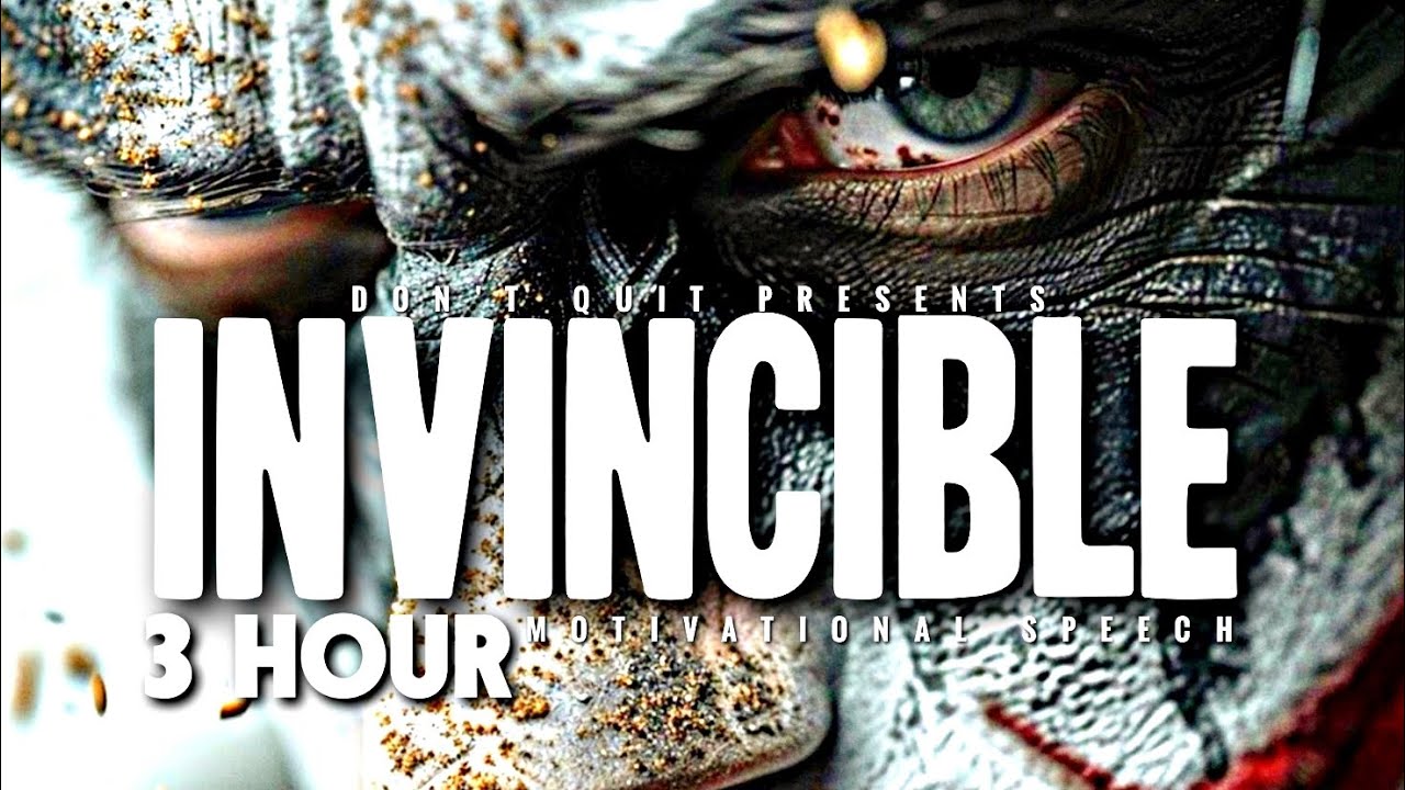 INVINCIBLE - 3 HOUR Motivational Speech Video | Gym Workout Motivation ...