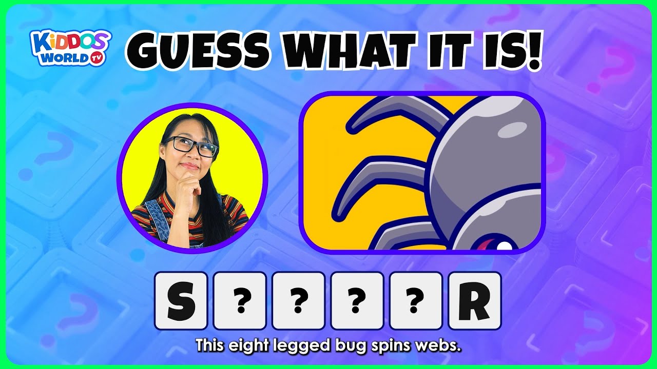 Guess What It Is? Fun Activity Game Challenge with Miss V! - YouTube