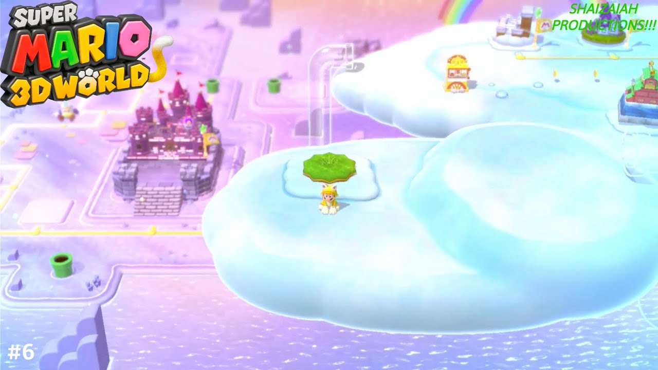 Cloudy. Super Mario 3D World gameplay #6 (World 6) - YouTube