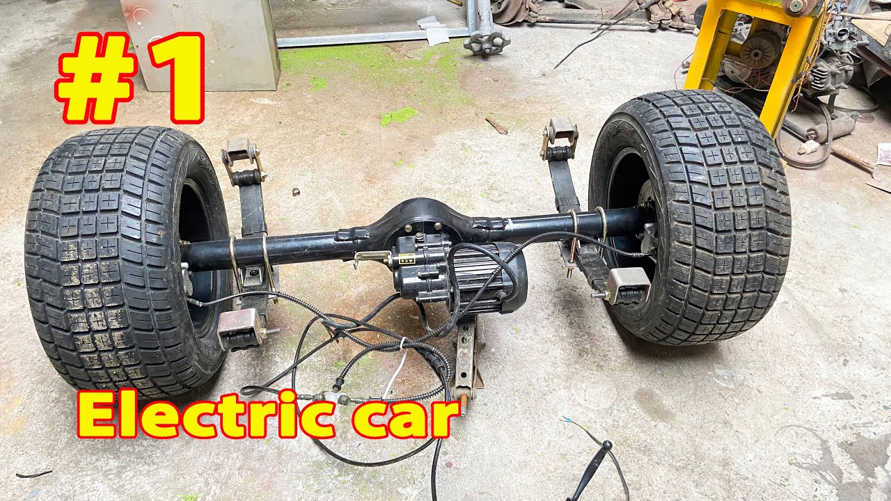 How to make electric car part 1: Rear axle set - YouTube