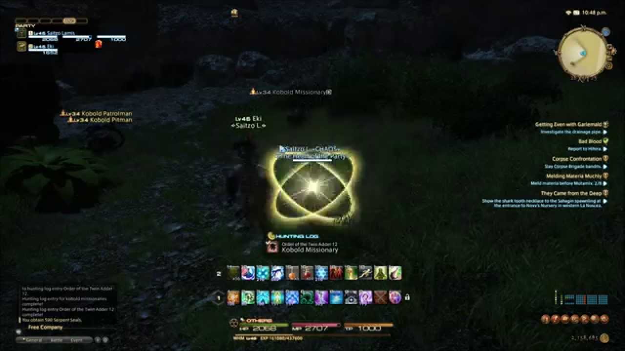 FFXIV: Location for Kobold Missionary (Twin Adder, Rank 2) - YouTube
