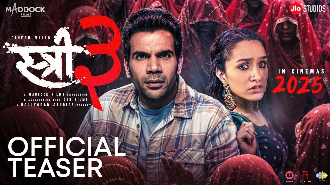 STREE 3 | Official Teaser | Shraddha Kapoor| Rajkumar | Aparshakti ...