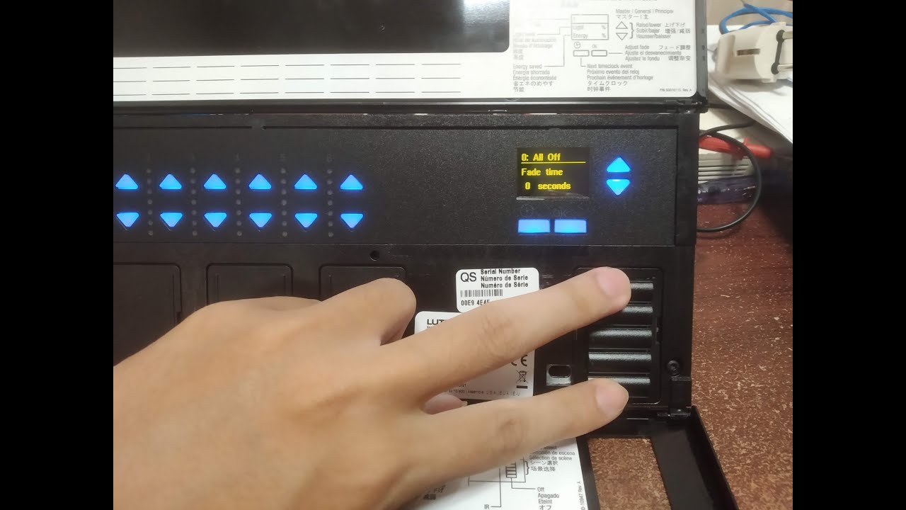 How To Setup Scene Dimmer Grafik Eye QS Lutron - YouTube