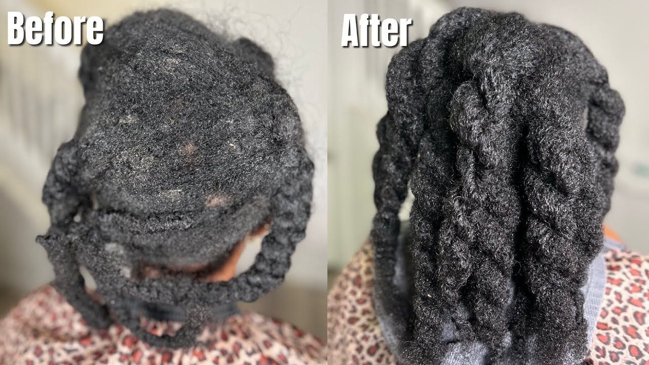 MATTED for MONTHS😨 | How to safely Detangle Natural matted hair| part 2 ...