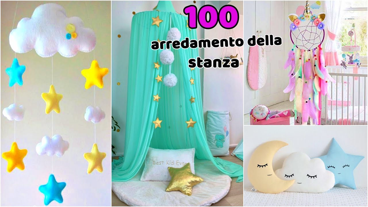 100 IDEE PER DECORARE LA CAMERA FAI DA TE CHE TI PIACE - YouTube