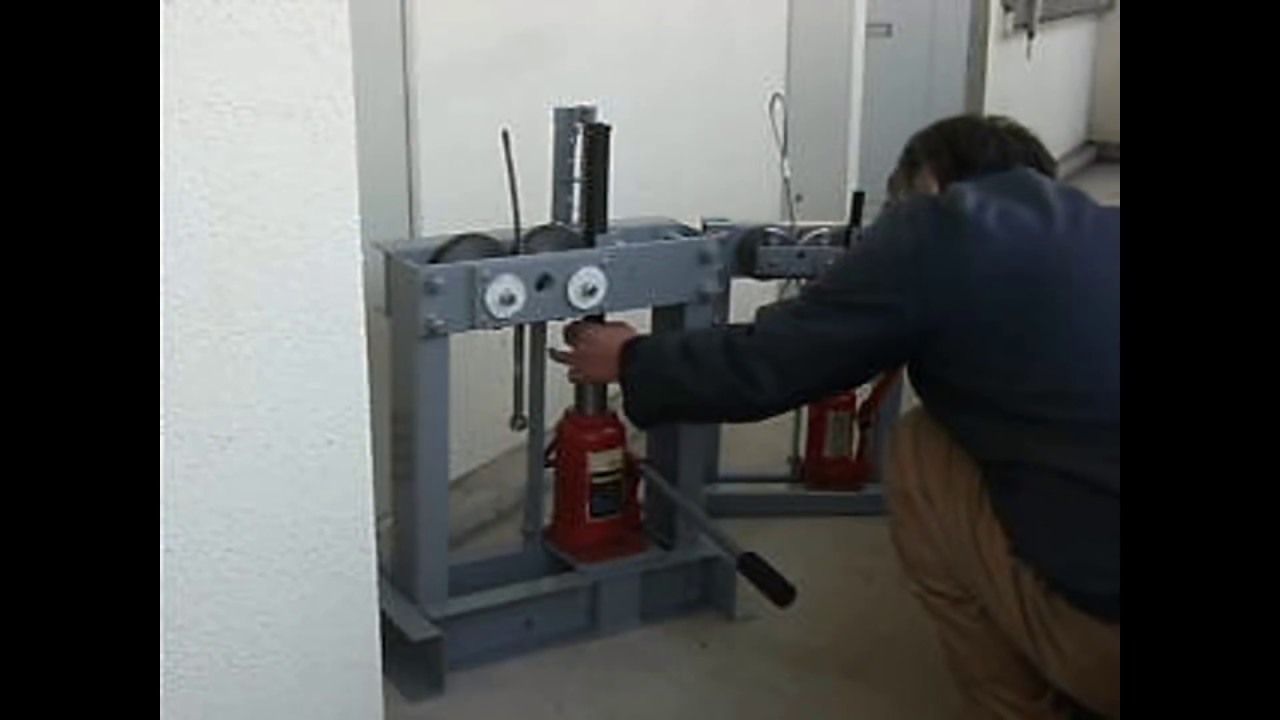 Rigging swage machine Yachts man Swager - YouTube