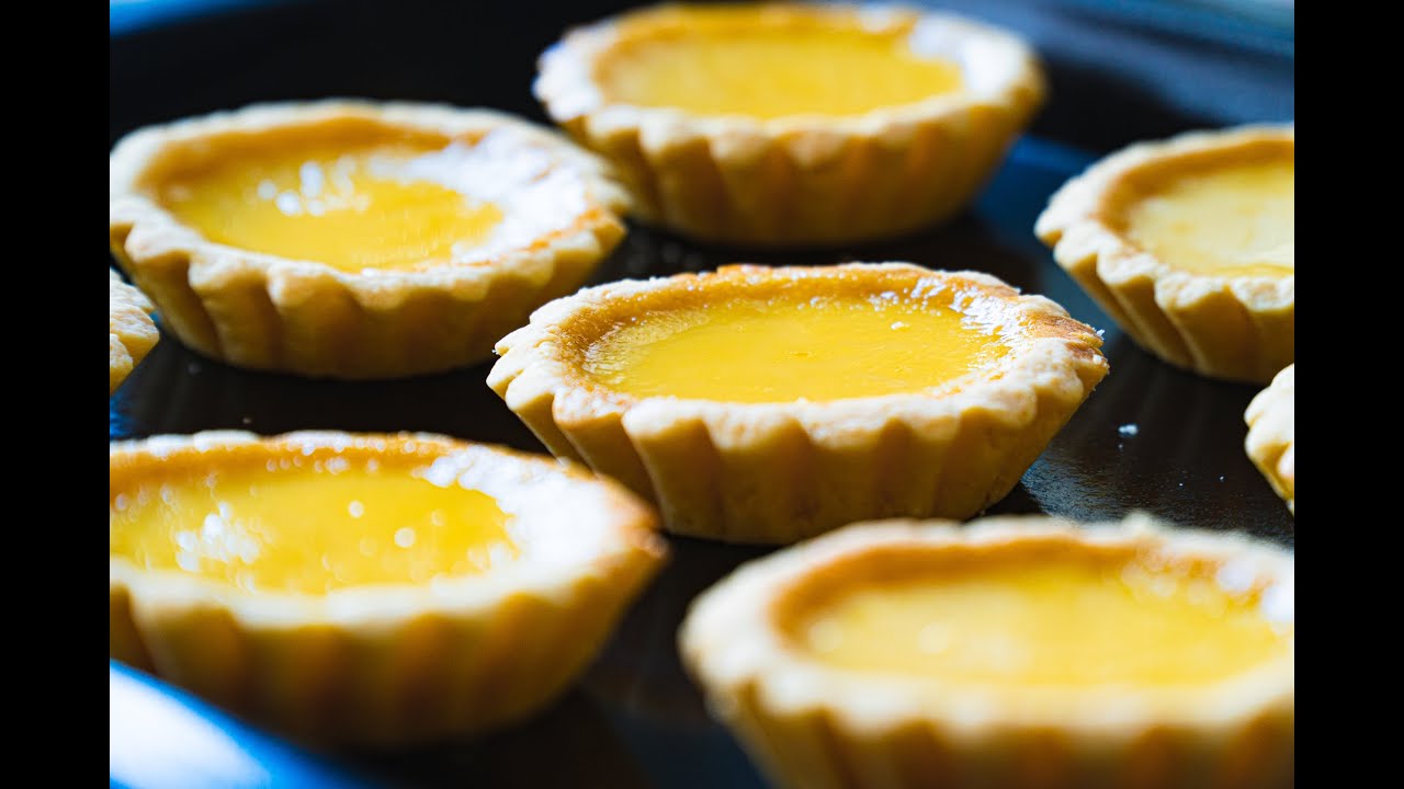 Egg Tart (Cinematic Food B-Roll) - YouTube