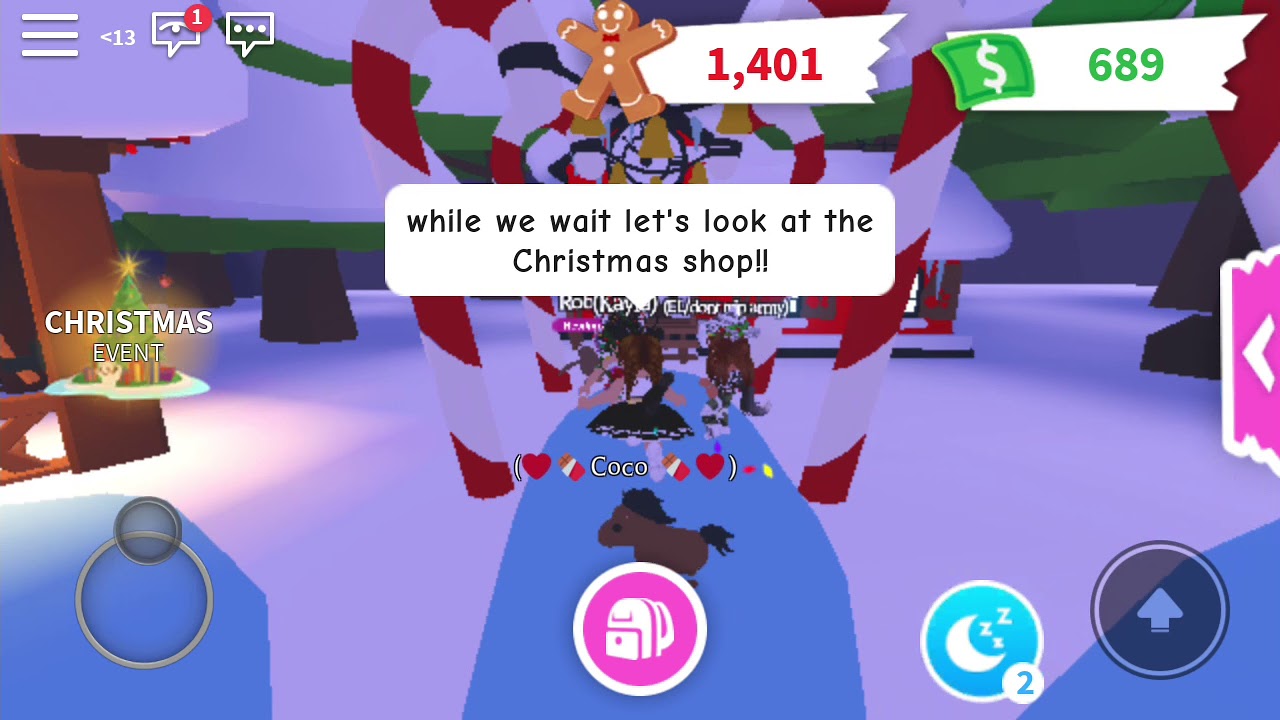 Showing where the Christmas ornaments are in roblox adopt me! - YouTube