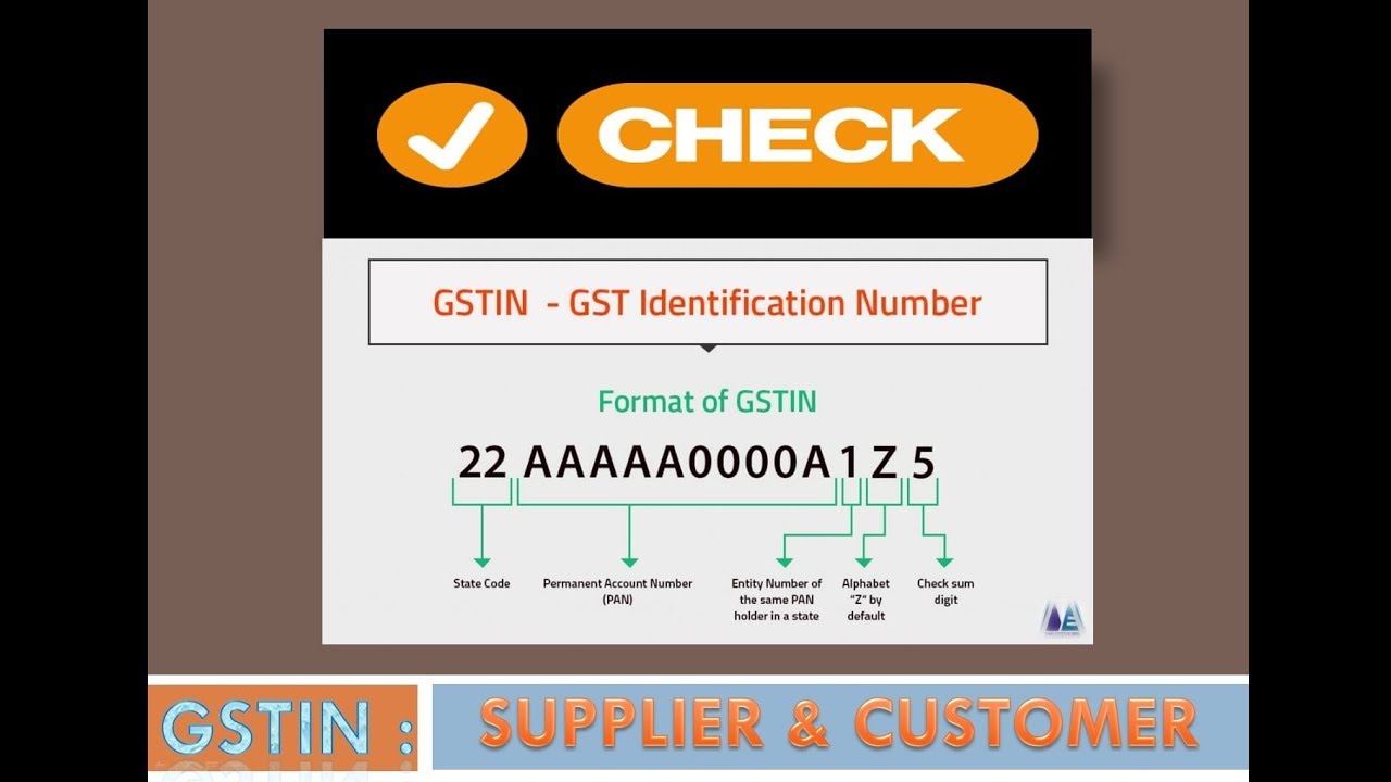 Check GSTIN of your Supplier - YouTube