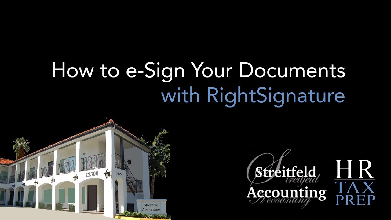 How to e Sign Your Documents with RightSignature v3 - YouTube