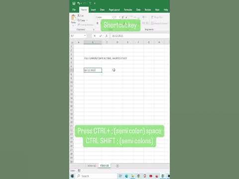Shortcut key | excel for beginners | excel tutoring | excel tutorial | trending #shorts - YouTube